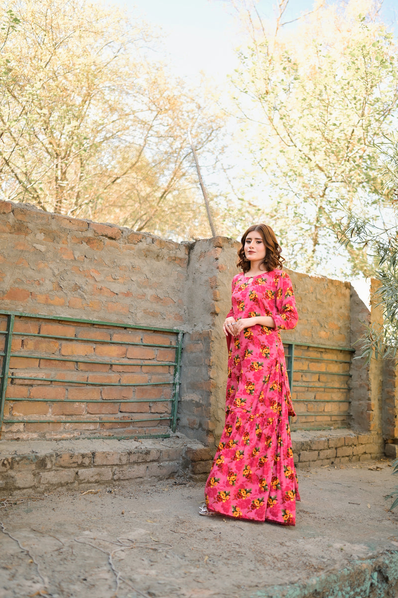 Tulip - Printed Gharara Set – Rang Barsay