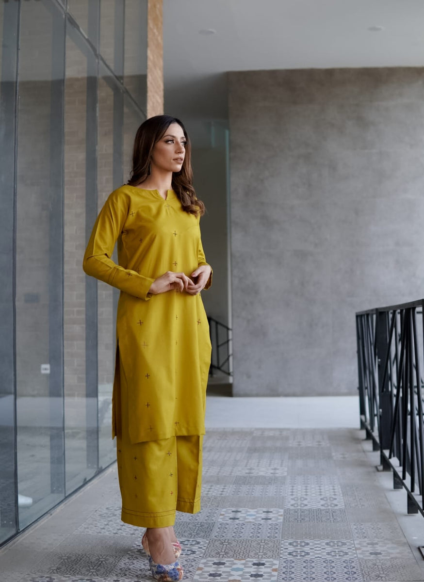 Ethnic Green 2PC – Rang Barsay